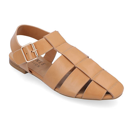 Click here for Journee Collection Womens Cailinna Ankle Strap Fla... prices