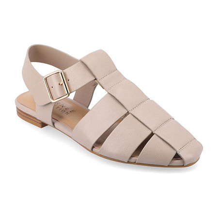 Click here for Journee Collection Womens Cailinna Ankle Strap Fla... prices
