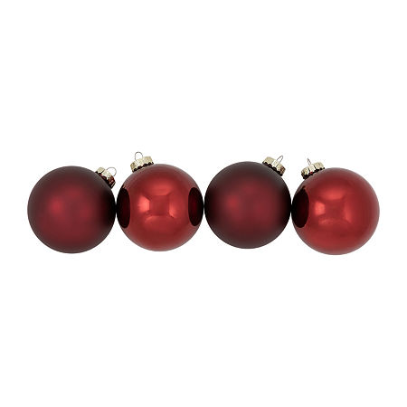 Click here for Northlight 2-Finish Glass Ball 4-pc. Christmas Orn... prices