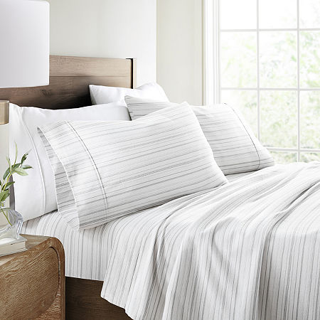 Click here for Casual Comfort Solid and Print Flannel Sheet Set... prices
