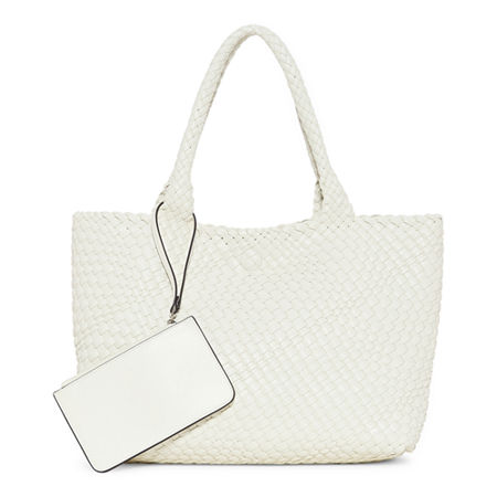 Click here for Worthington Woven Tote Bag  One Size  White prices