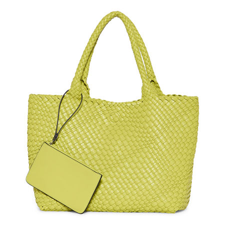 Click here for Worthington Woven Tote Bag  One Size  Green prices