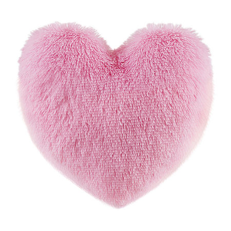 Click here for INK+IVY Kids Pink Heart Throw Pillow  One Size  Pi... prices
