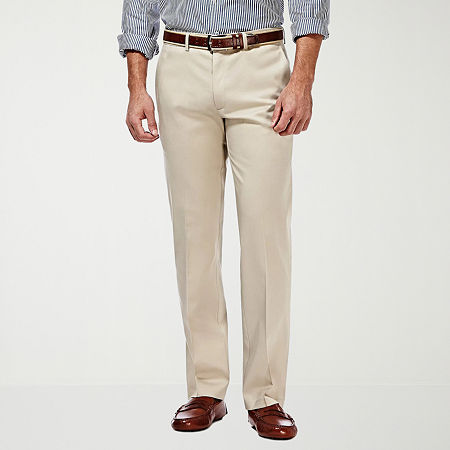 Click here for Haggar Mens Premium No Iron Khaki Straight-Fit Str... prices