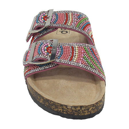 Click here for Pop Gemi Womens Adjustable Strap Footbed Sandals... prices