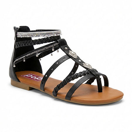 Click here for Pop Womens Miraya Strap Sandals  11 Medium  Black prices