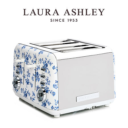 Click here for Laura Ashley China Rose 4-Slice Toaster - White prices
