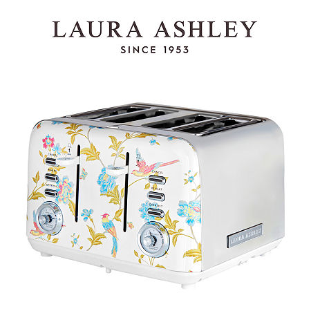 Click here for Laura Ashley Elveden White 4-Slice Toaster - White prices