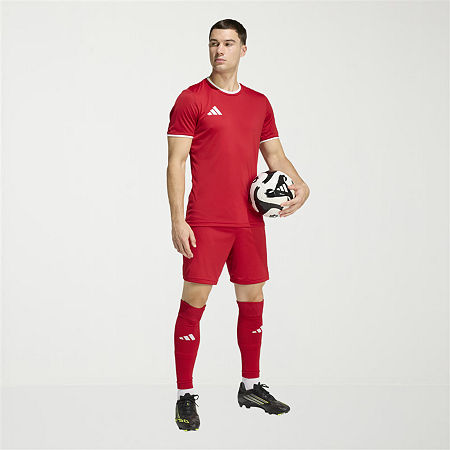 Click here for adidas Entrada Mens 9 Soccer Short  Small  Red prices