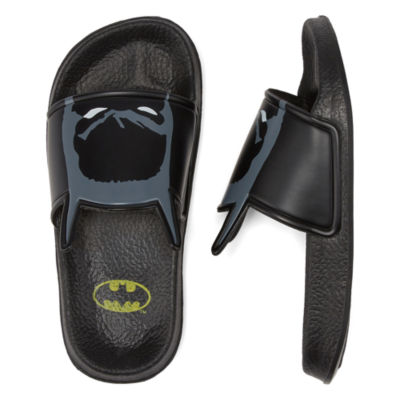 Warner Bros Batman Boys Slide Sandals - Little /Big Kids