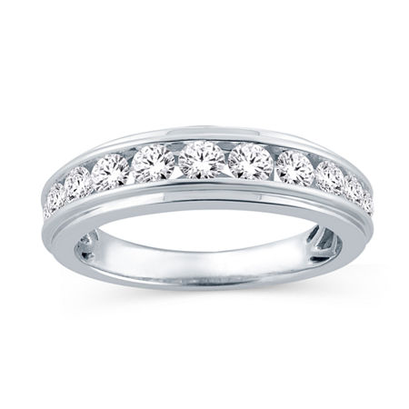 Click here for Womens 2MM 1 CT. T.W. Natural White Diamond 14K Wh... prices