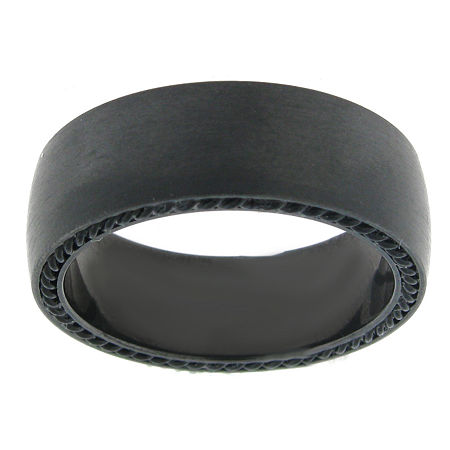 Click here for Mens Black Zirconium Band  10 prices