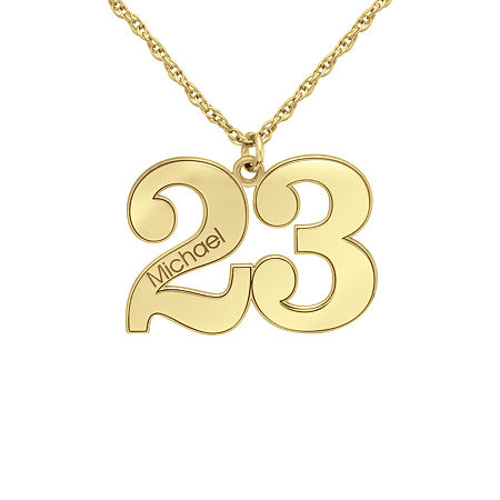 Click here for Personalized Womens 10K Gold 18 Inch Pendant Neckl... prices