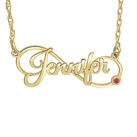 Click here for Personalized Womens Simulated 10K Gold 18 Inch Pen... prices