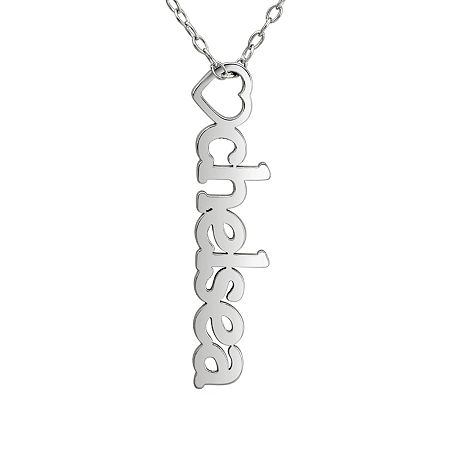 Click here for Personalized Womens Sterling Pendant Necklace  One... prices