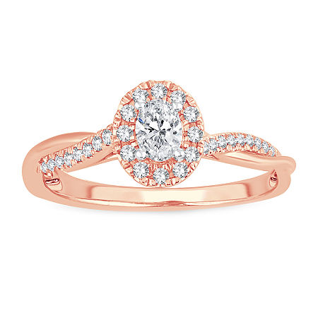 Click here for Womens 1/3 CT. T.W. Natural White Diamond 10K Rose... prices