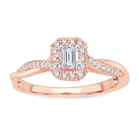 Click here for Womens 1/3 CT. T.W. Natural White Diamond 10K Rose... prices