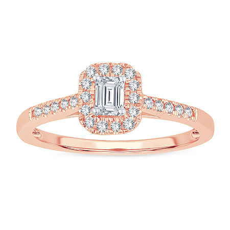 Click here for Womens 1/3 CT. T.W. Natural White Diamond 10K Rose... prices