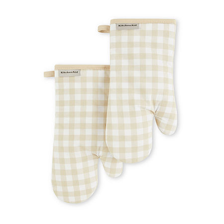 Click here for KitchenAid Gingham 2-pc. Oven Mitt Set  One Size... prices