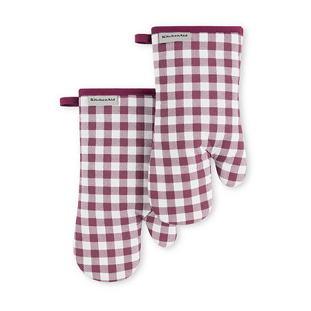 Click here for KitchenAid Gingham 2-pc. Oven Mitt Set  One Size... prices