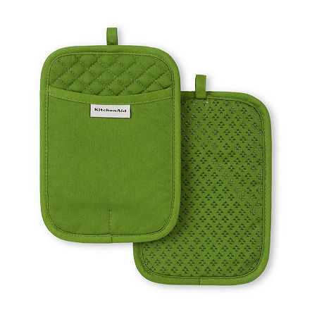 KitchenAid Asteroid Pot Holder 2-Pack Set  7 x 10 - Matcha
