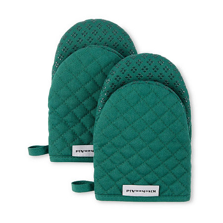 Click here for KitchenAid Asteroid Mini 2-Pc. Oven Mitt Set - Peb... prices