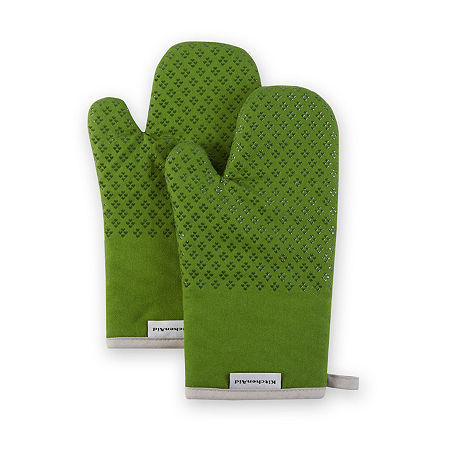 KitchenAid Asteroid Oven Mitt Set  2 Piece - Green
