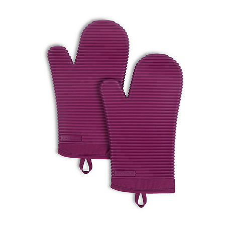 Click here for KitchenAid Ribbed Silicone 2-pc. Oven Mitt Set  On... prices
