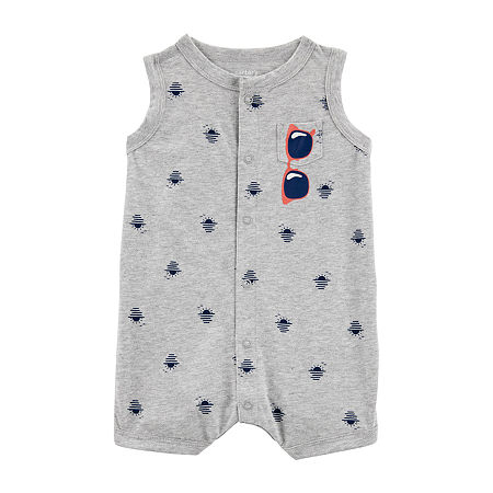 Click here for Carters Baby Boys Sleeveless Romper  3 Months  Gra... prices