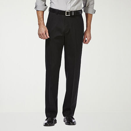 Click here for Haggar Mens Premium No Iron Khaki Classic Fit Flat... prices