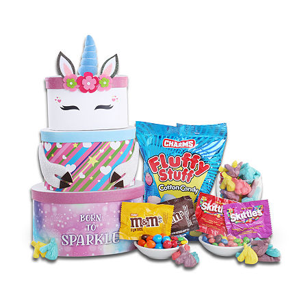 Click here for Alder Creek Born To Sparkle Unicorn Tower Food Set... prices