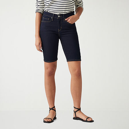 Click here for Levis Womens Shaping Mid Rise Bermuda Short  31  B... prices
