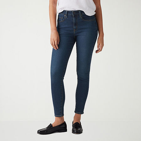 Levis Womens High-Rise Stretch Skinny Jeans - Eternal Indigo Drk Tint