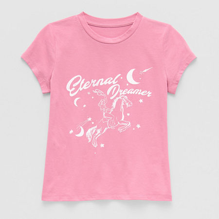 Click here for Thereabouts Little & Big Kid Girls Round Neck Shor... prices