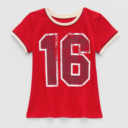 Click here for Thereabouts Little & Big Kid Girls Round Neck Shor... prices