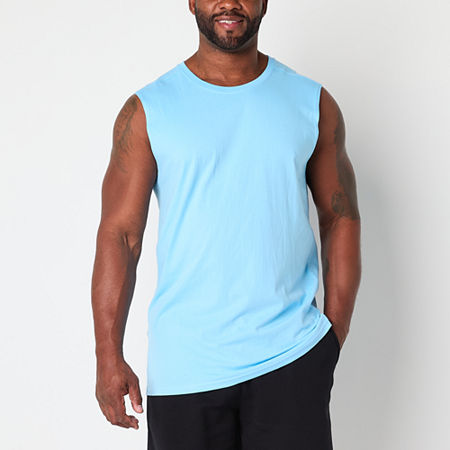 Click here for Xersion Cotton Mens Crew Neck Sleeveless Moisture... prices