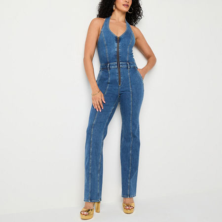 Click here for Bold Elements Womens V Neck Sleeveless Jumpsuit  X... prices