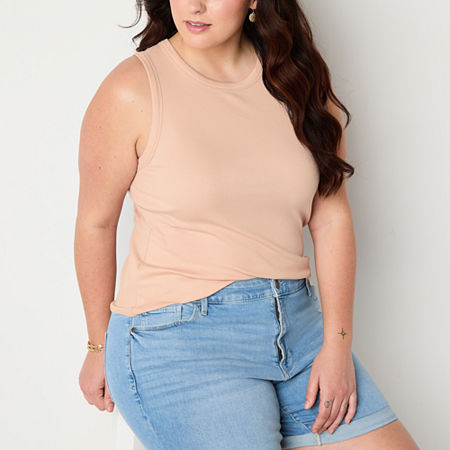 Click here for a.n.a Womens Plus Crew Neck Sleeveless Tank Top  2... prices