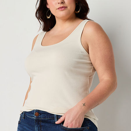 Click here for a.n.a Womens Plus U Neck Sleeveless Tank Top  4x... prices
