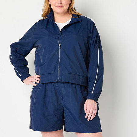 Click here for Xersion Womens Plus Woven Lightweight Track Jacket... prices