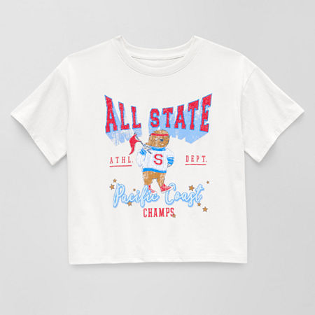Click here for Thereabouts Boxy Little & Big Kid Girls Crew Neck... prices