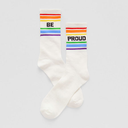 Click here for Hope & Wonder Pride Unisex Be Proud Crew Socks  10... prices
