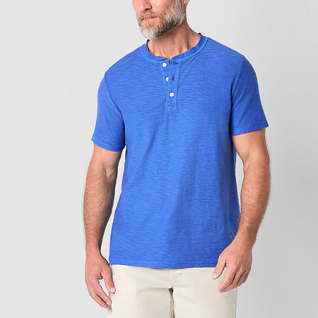 Click here for St. Johns Bay Henley Mens Short Sleeve Classic Fit... prices