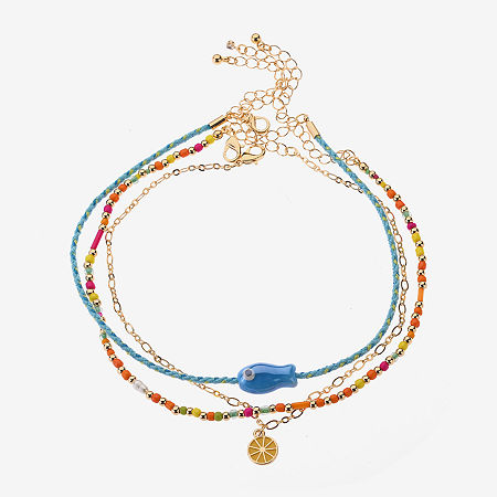 Click here for Arizona Womens 3-pc. Necklace Set  One Size  Multi... prices