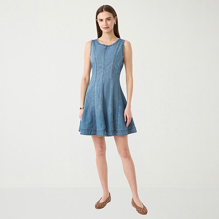 Click here for RM Rebecca Minkoff Womens Boat Neck Sleeveless A-L... prices