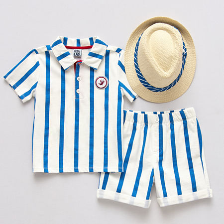 Click here for Little Lad Toddler Boys 3-pc. Short Set  5t  Blue prices