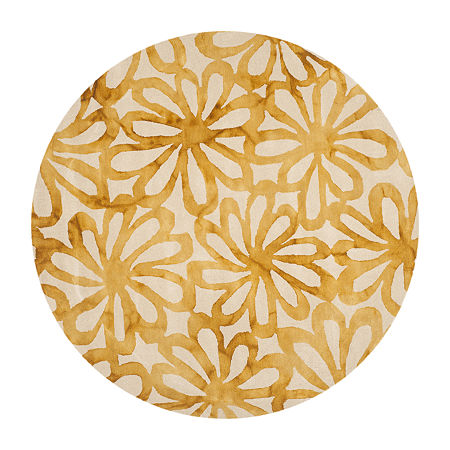 Click here for Safavieh Dip Dye Collection Chloe Floral Round Are... prices