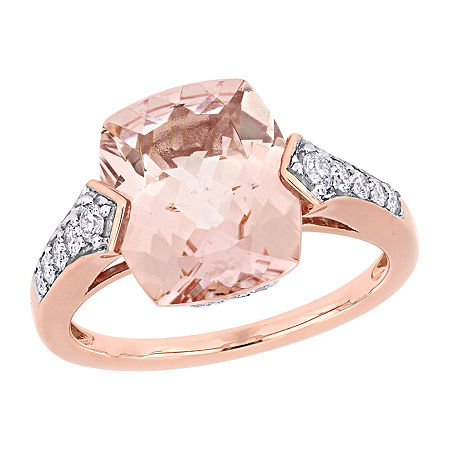 Click here for Womens 1/4 CT. T.W. Genuine Pink Morganite 14K Ros... prices