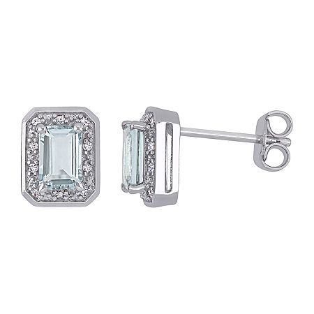 Click here for 1/10 CT. T.W. Genuine Blue Aquamarine Sterling Sil... prices