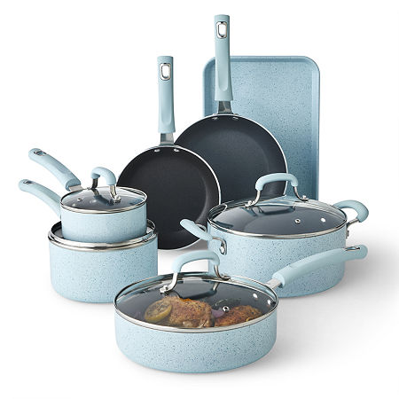 Click here for Cooks Spatter 11-pc Non-Stick Cookware Set  One Si... prices